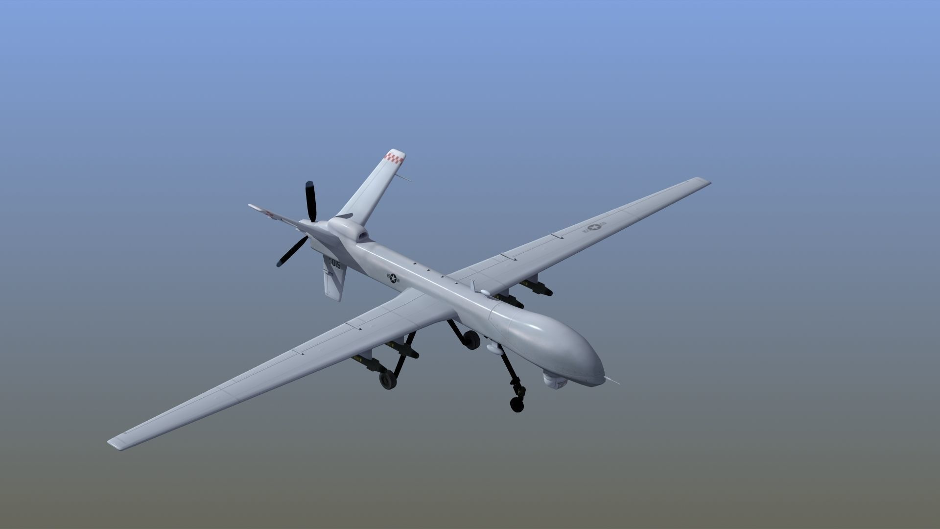 MQ-9 Reaper UAV 3D model | CGTrader