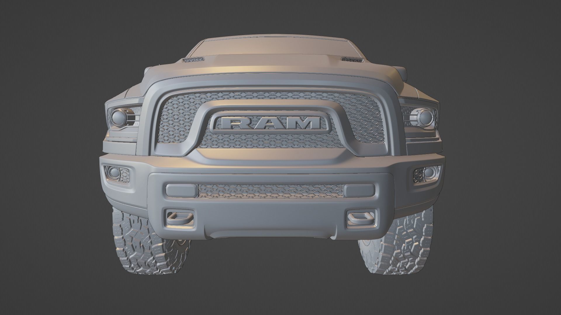 Ram Rebel 2015 Pickup Truck 3D model | CGTrader