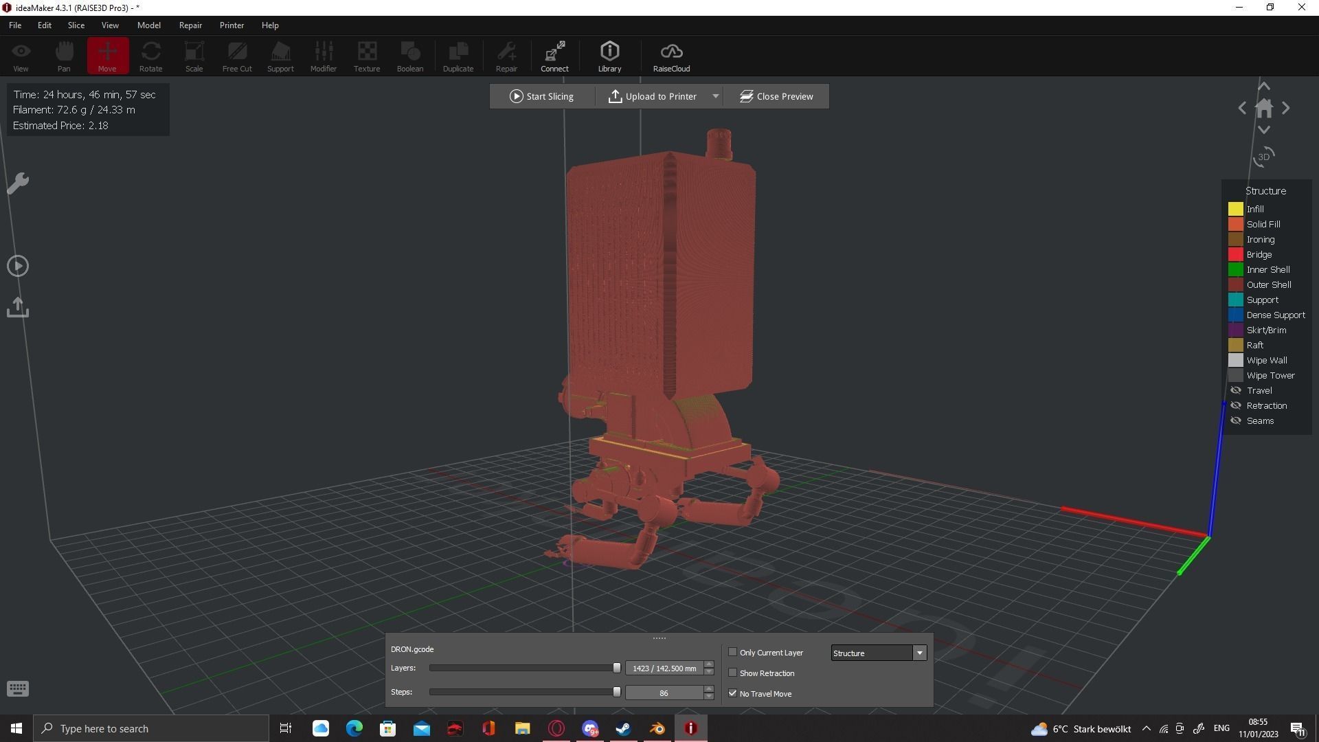 Printable POD from Nier Automata Drone 3D model 3D printable | CGTrader