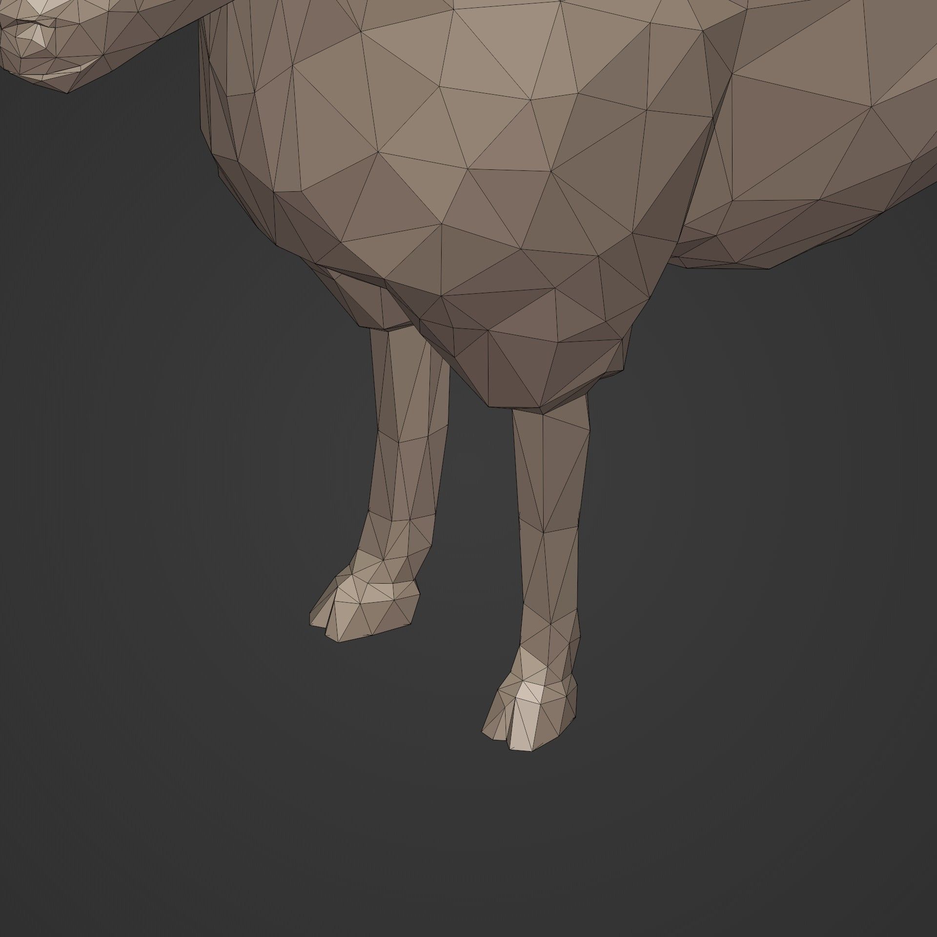 3D model LowPoly Sheep VR / AR / low-poly | CGTrader