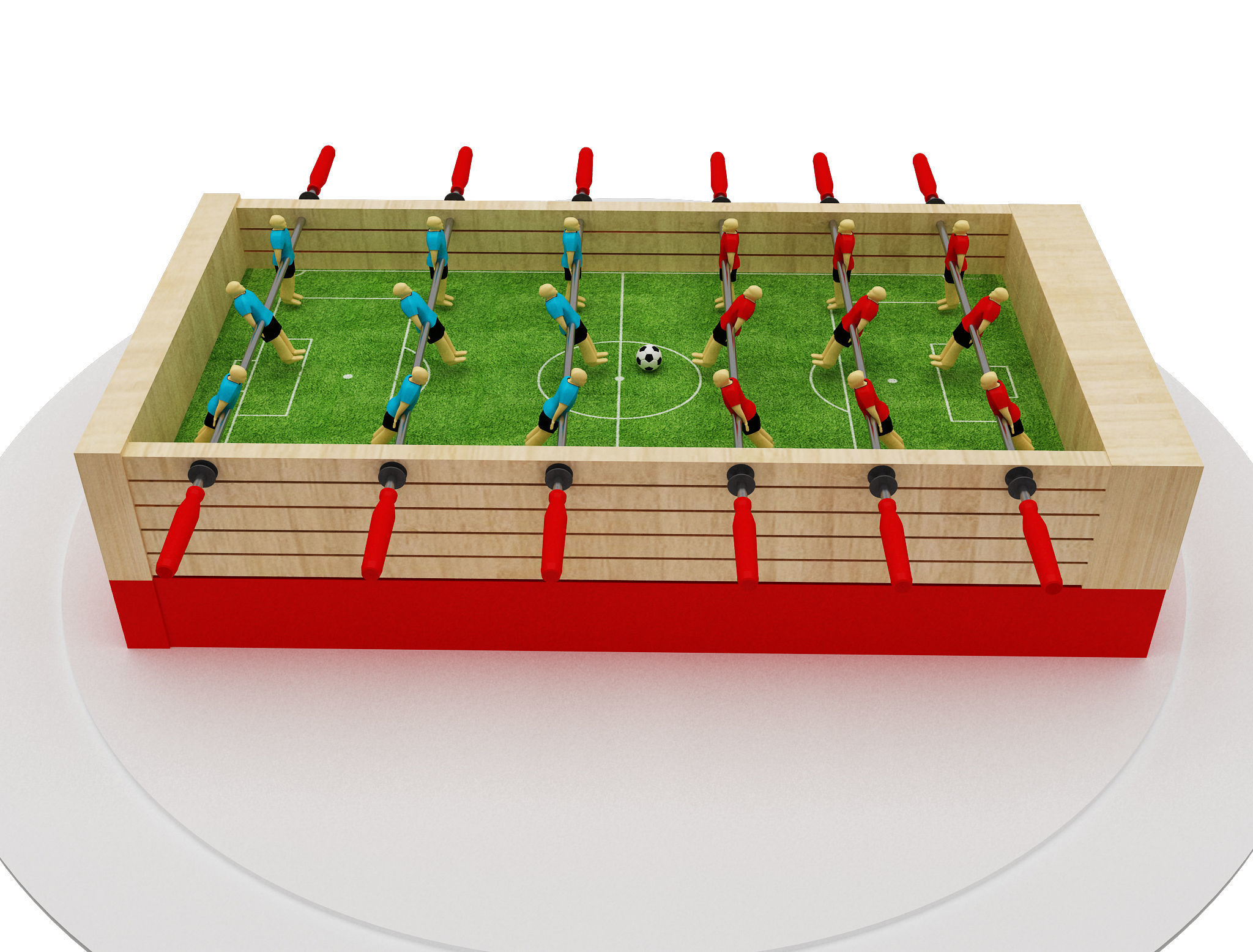 Soccer Football Game Table f28 3D model | CGTrader