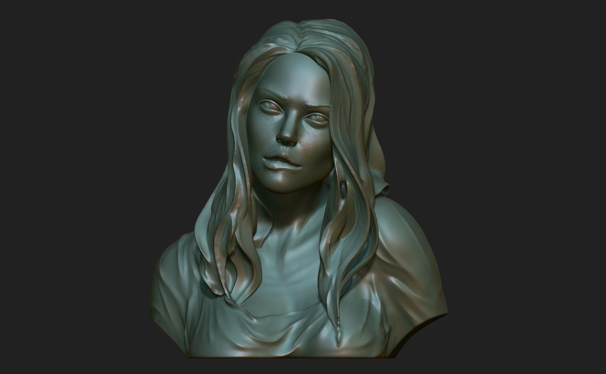 Female Bust Statue 220922 3D model 3D printable | CGTrader
