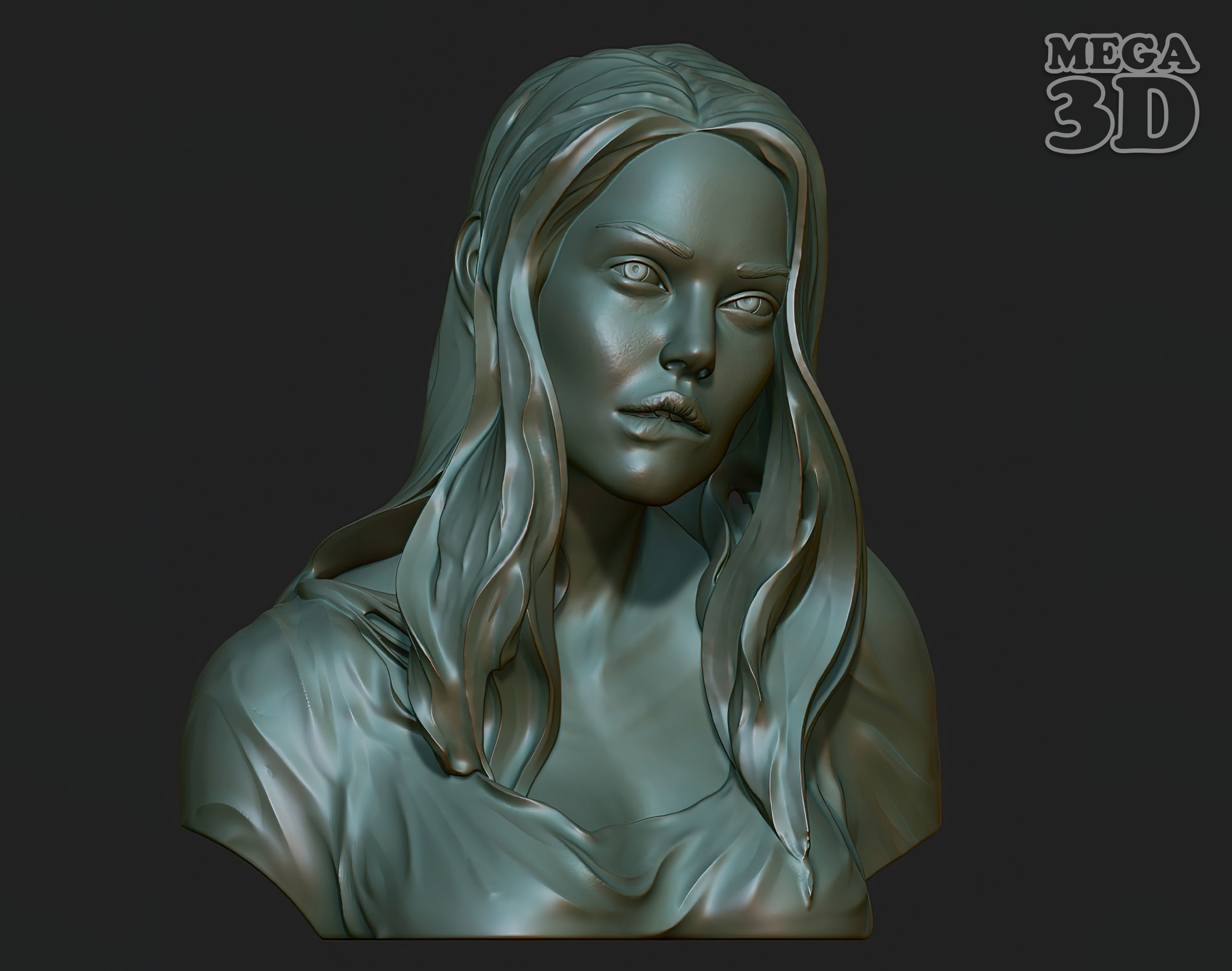 Female Bust Statue 220922 3D model 3D printable | CGTrader
