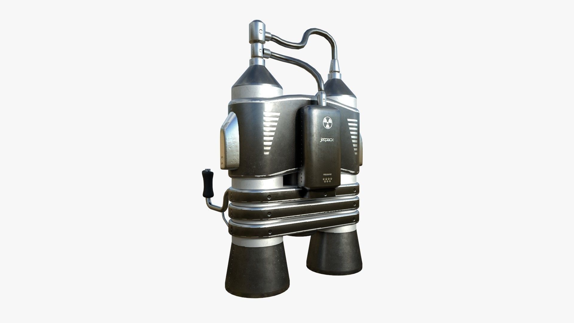 3D model Jetpack E07 Steel - SciFi Character Design VR / AR / low-poly ...