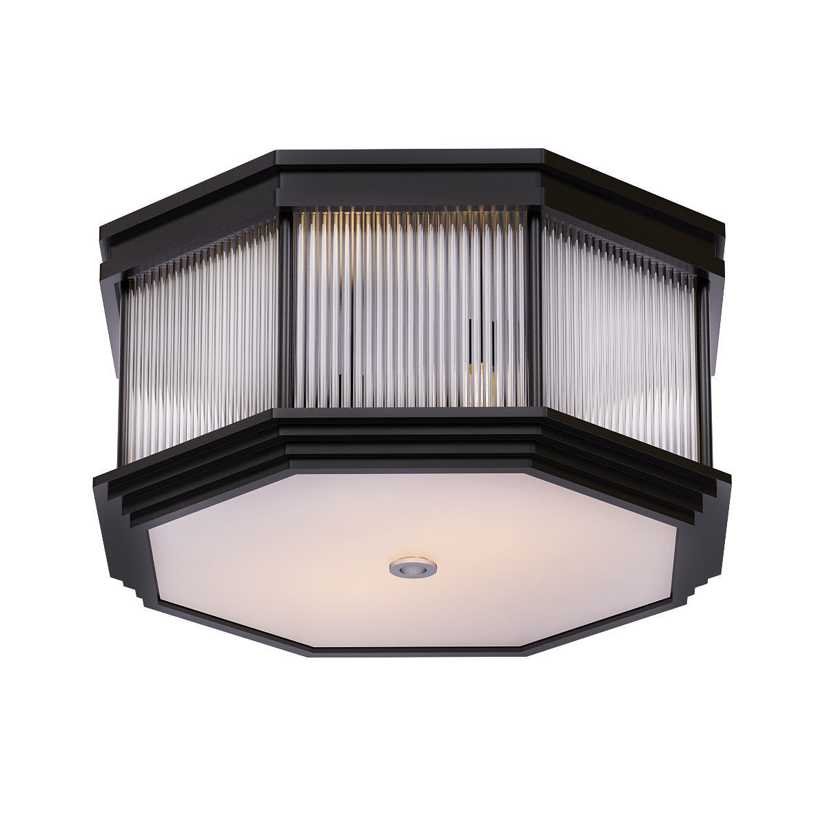 Bagatelle octagonal ceiling light fixture 3D model | CGTrader