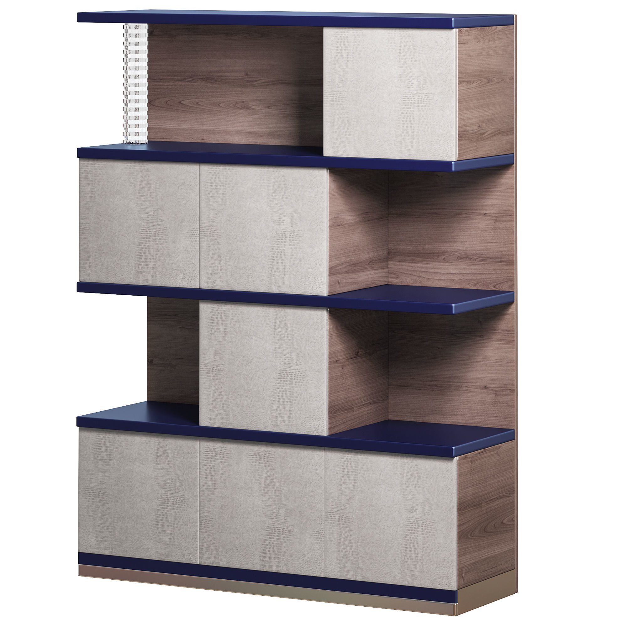 THREE SECTION BOOKCASE BY GIORGIO COLLECTION 3D model | CGTrader