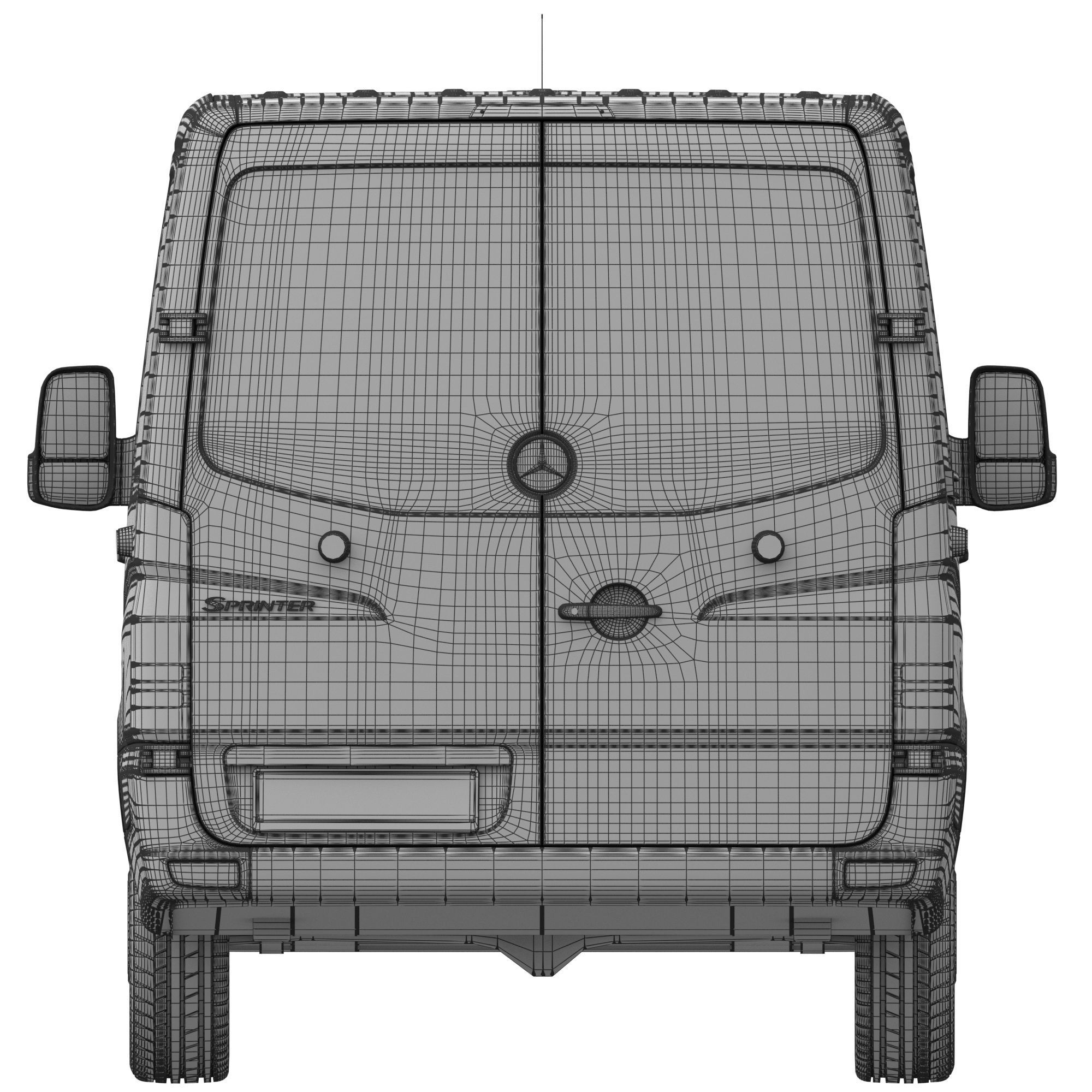 Mercedes-Benz Sprinter Panel Van L2H1 3D model | CGTrader