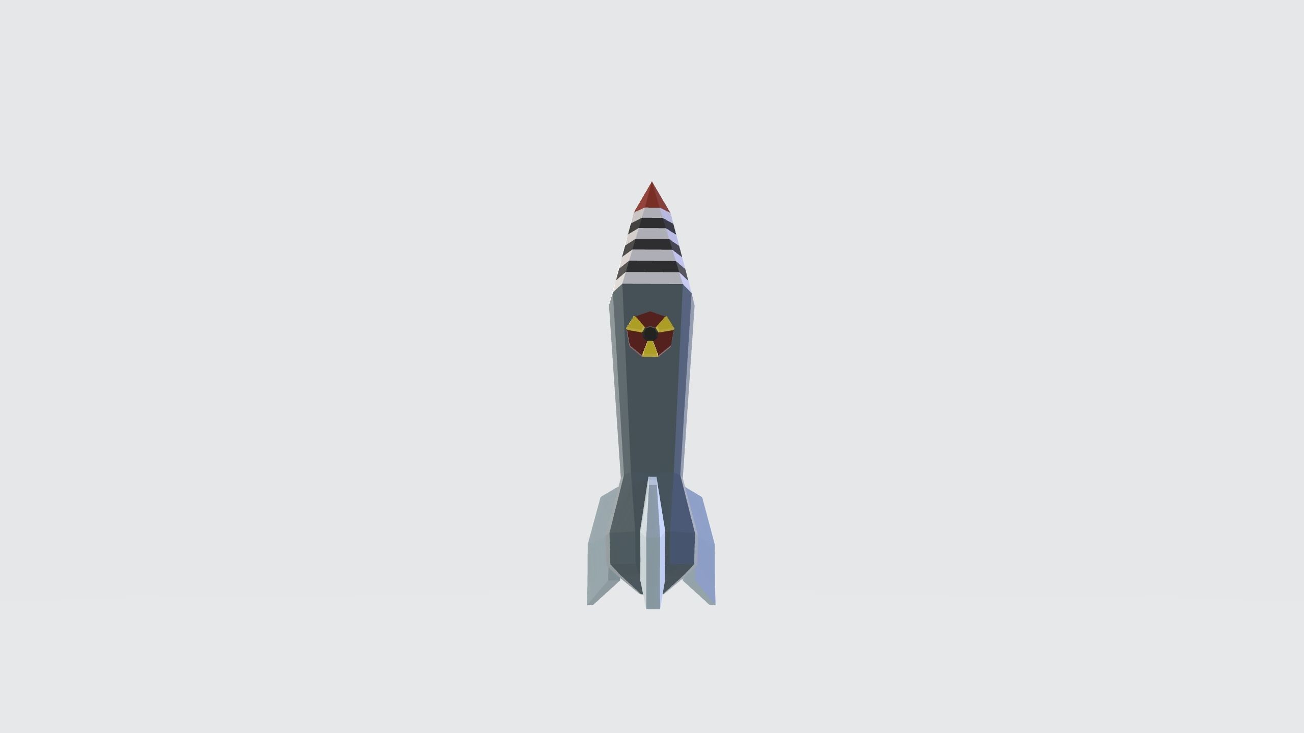 Nuke missile to keep world in peace free VR / AR / low-poly 3D model ...