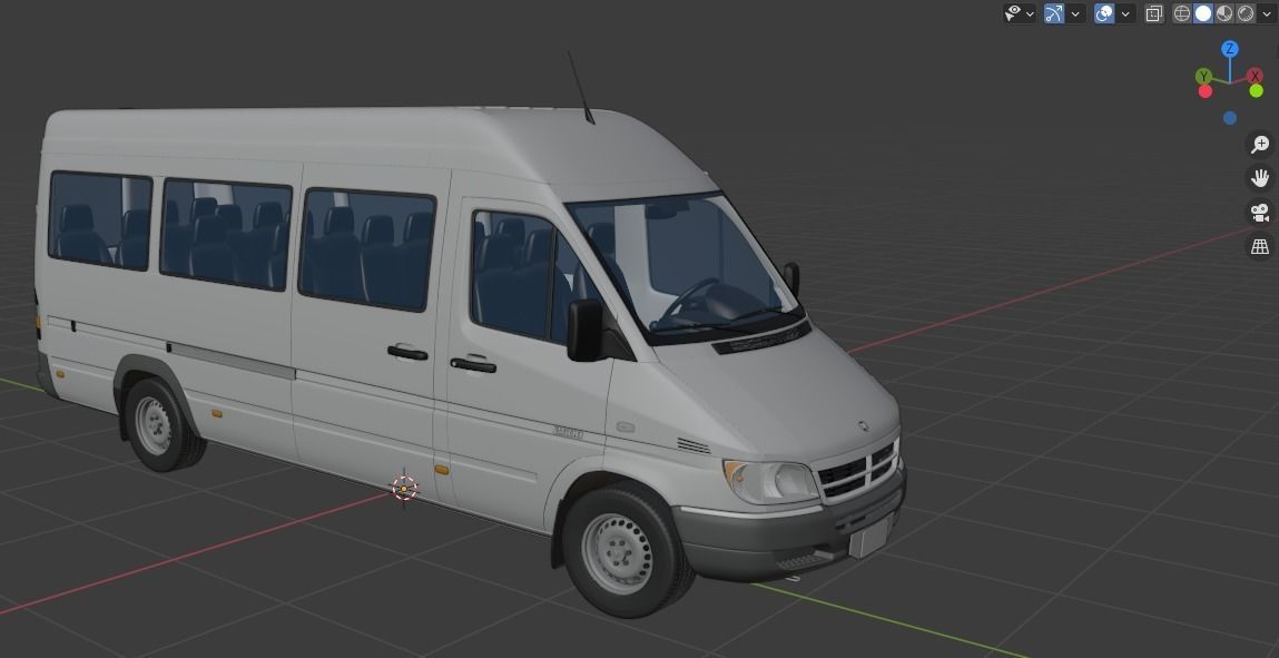 Dodge Sprinter minibus 3D model | CGTrader