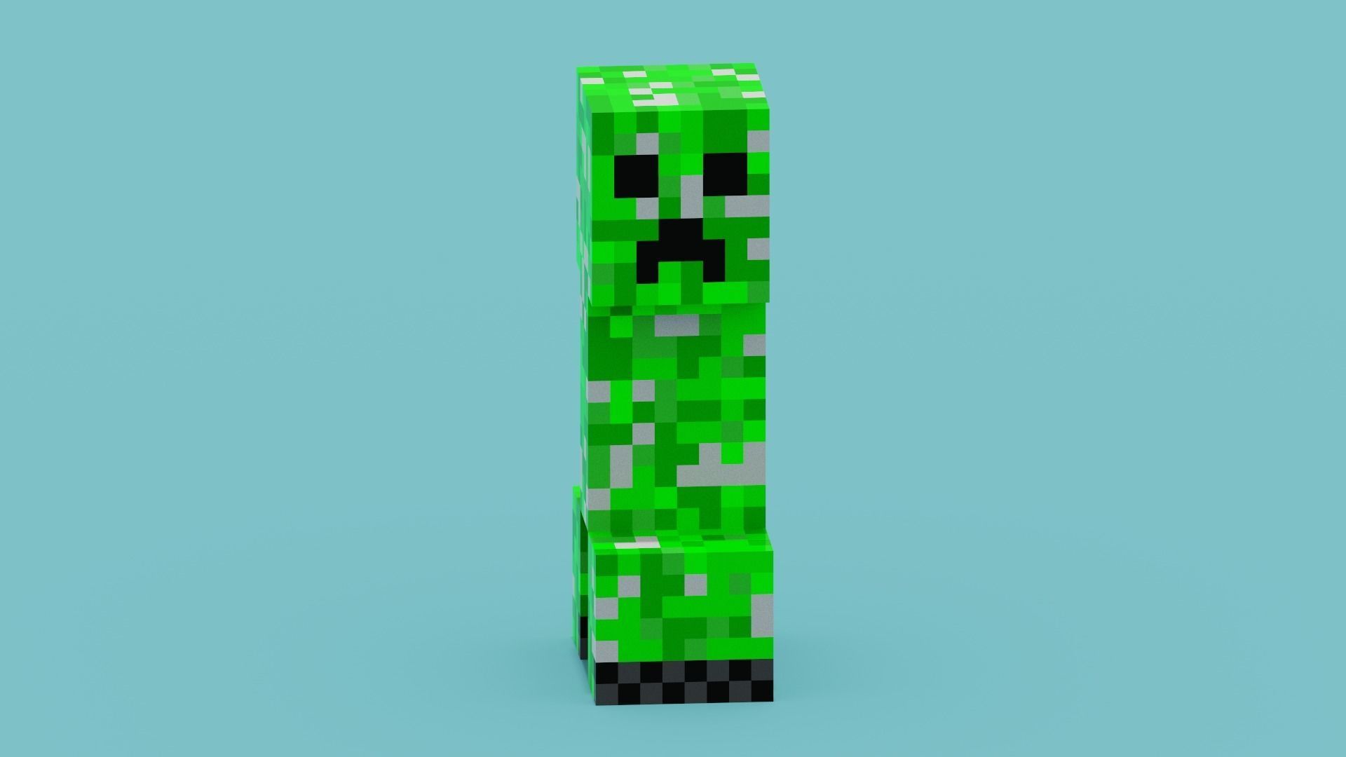 3D model Creeper Minecraft VR / AR / low-poly | CGTrader