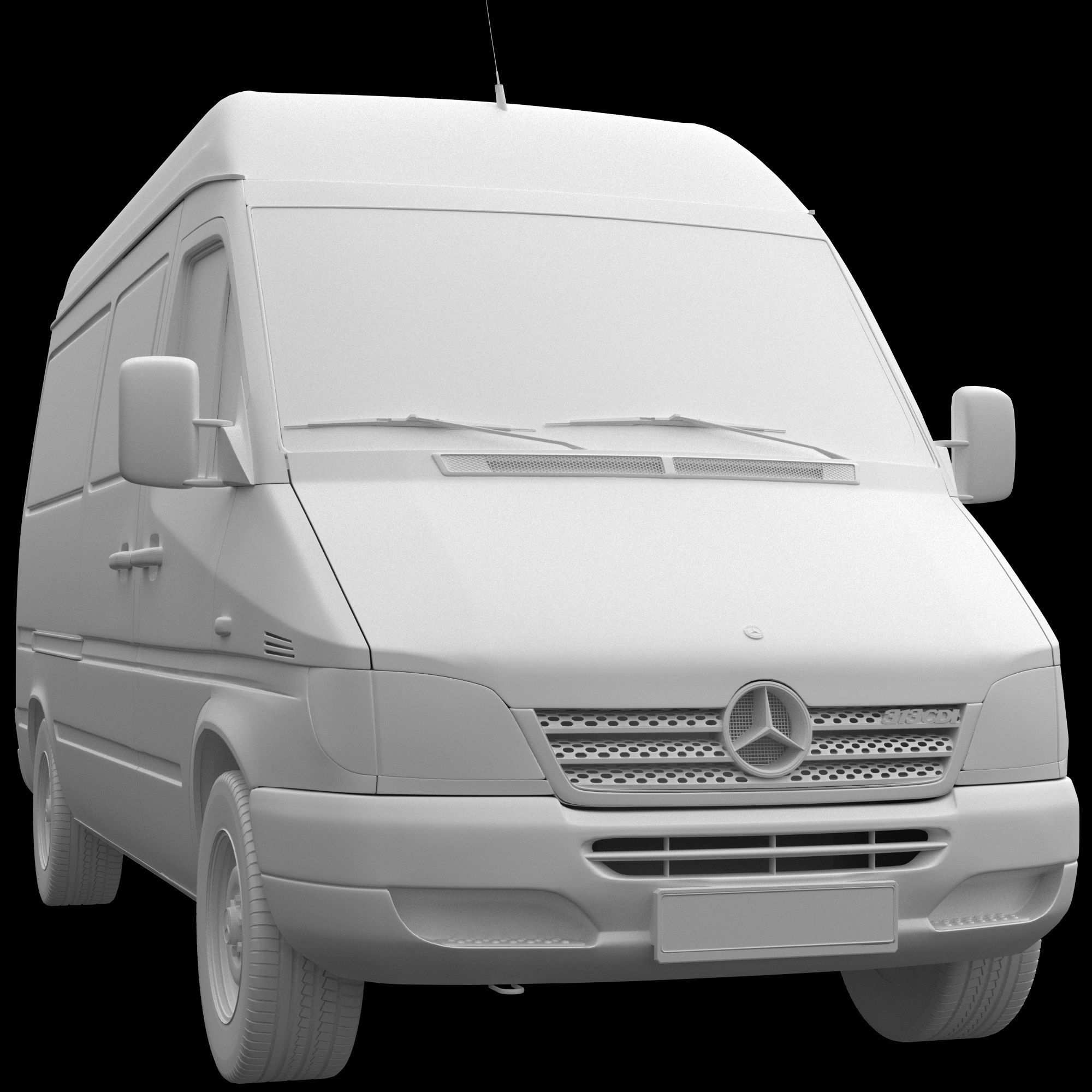 MB Sprinter Classic PanelVan MWB 3D model | CGTrader