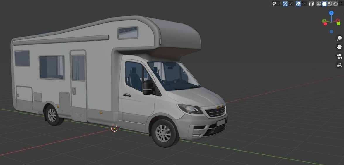 Generic MotorHome 3D model | CGTrader