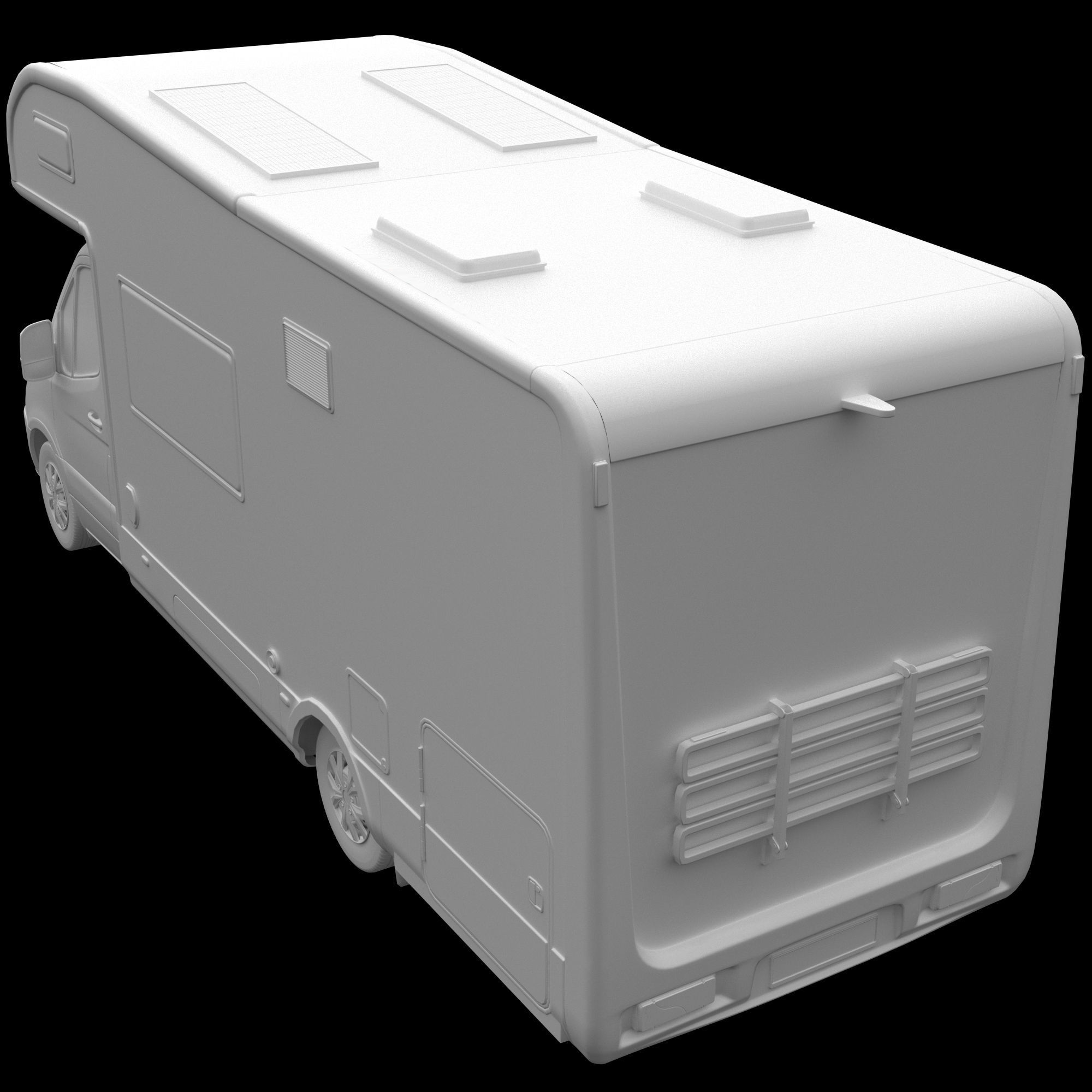 Generic MotorHome 3D model | CGTrader