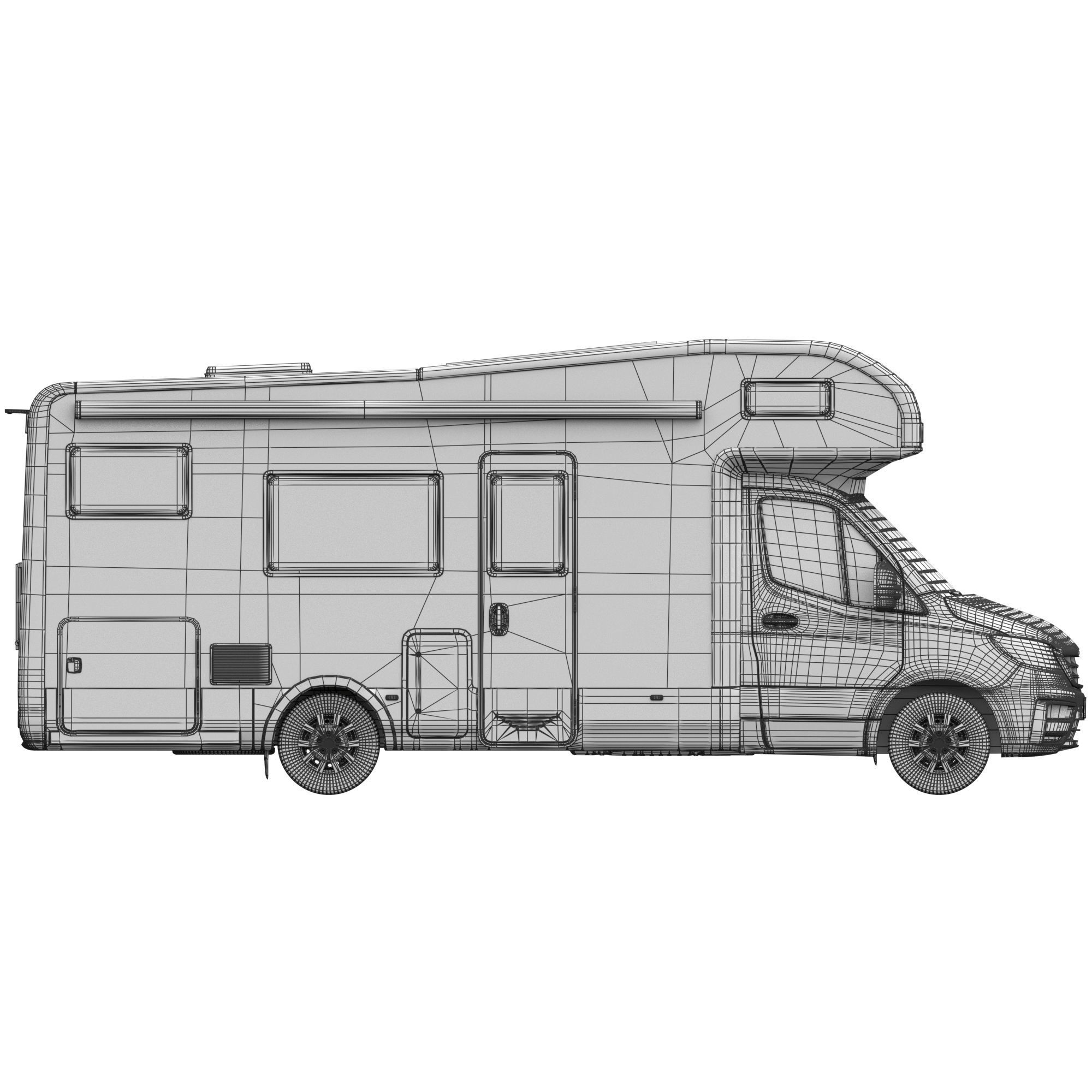 Generic MotorHome 3D model | CGTrader