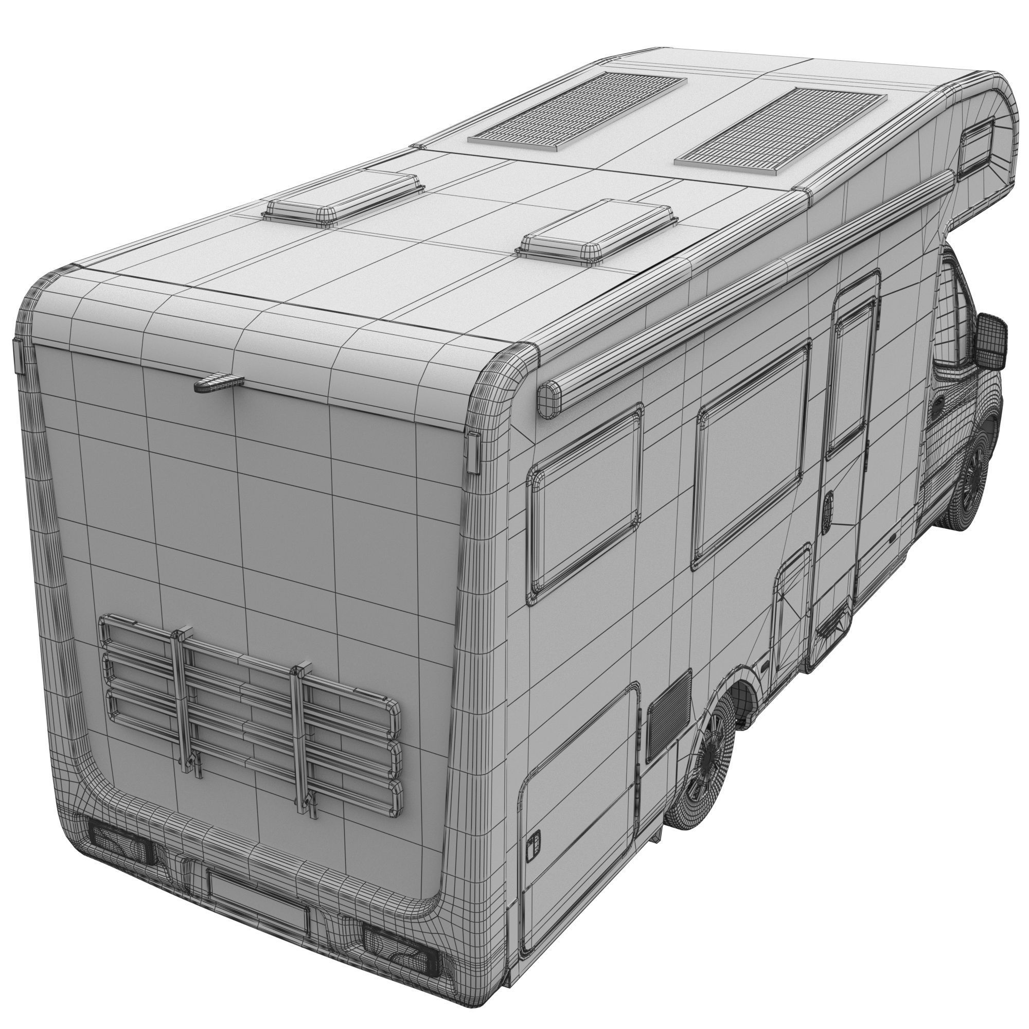 Generic MotorHome 3D model | CGTrader
