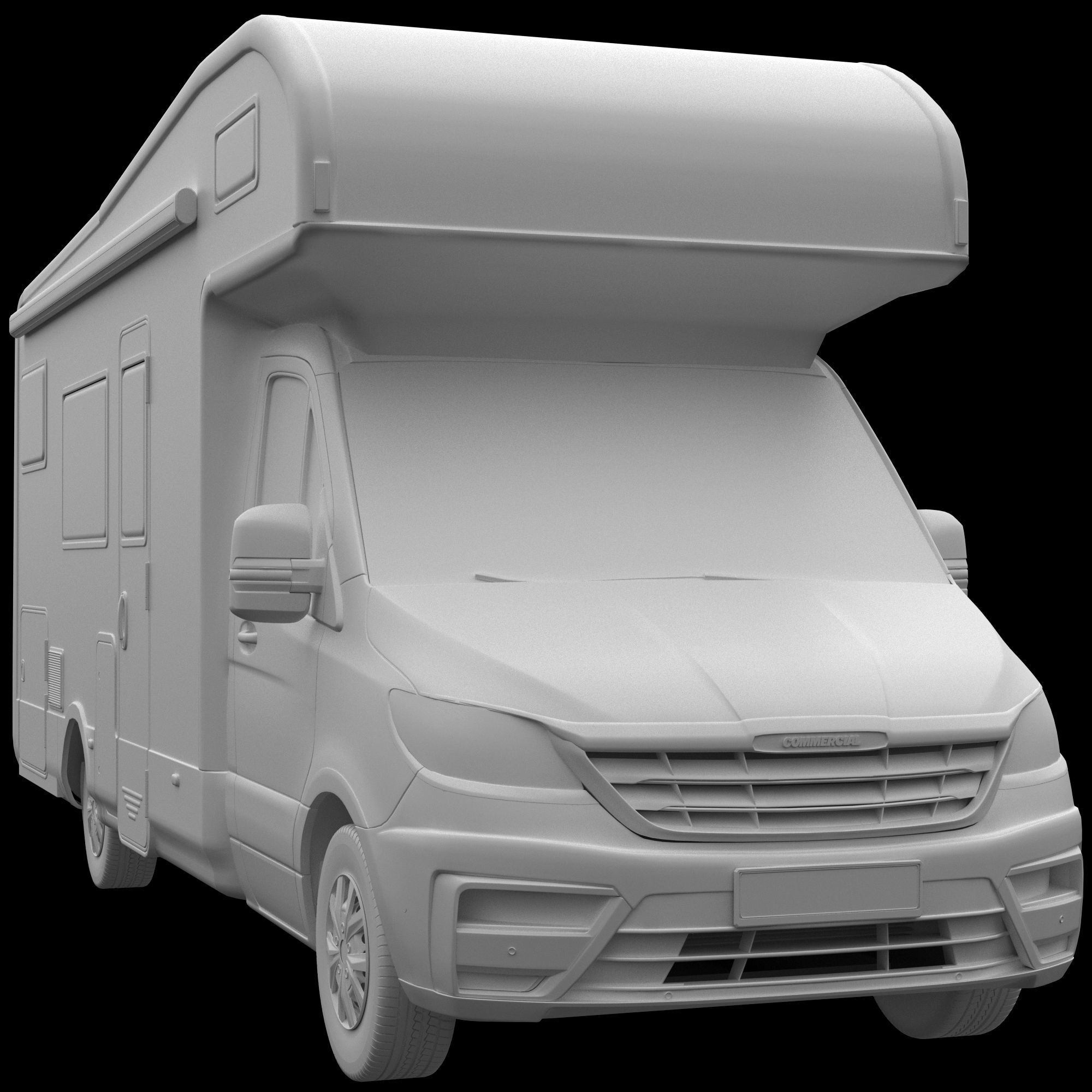 Generic MotorHome 3D model | CGTrader