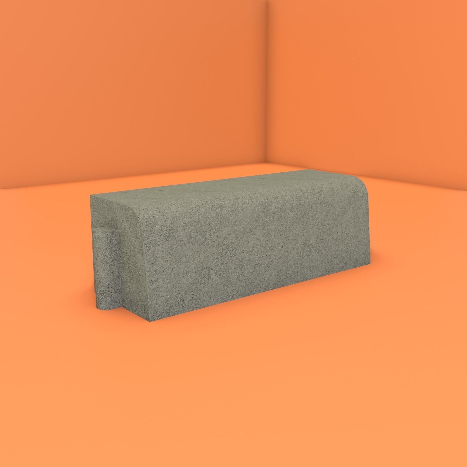 Different Type Of Curb free VR / AR / low-poly 3D model | CGTrader