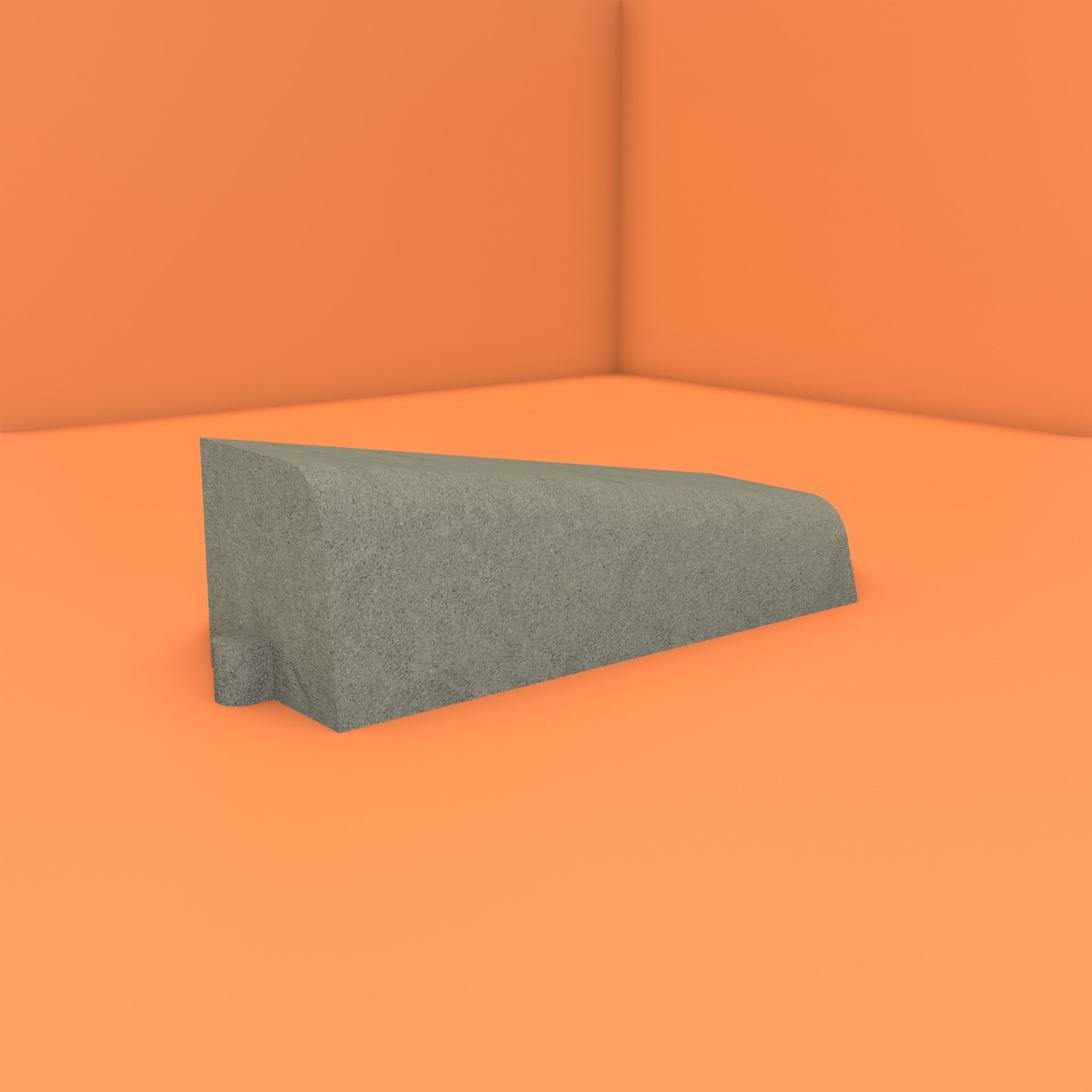 Different Type Of Curb free VR / AR / low-poly 3D model | CGTrader