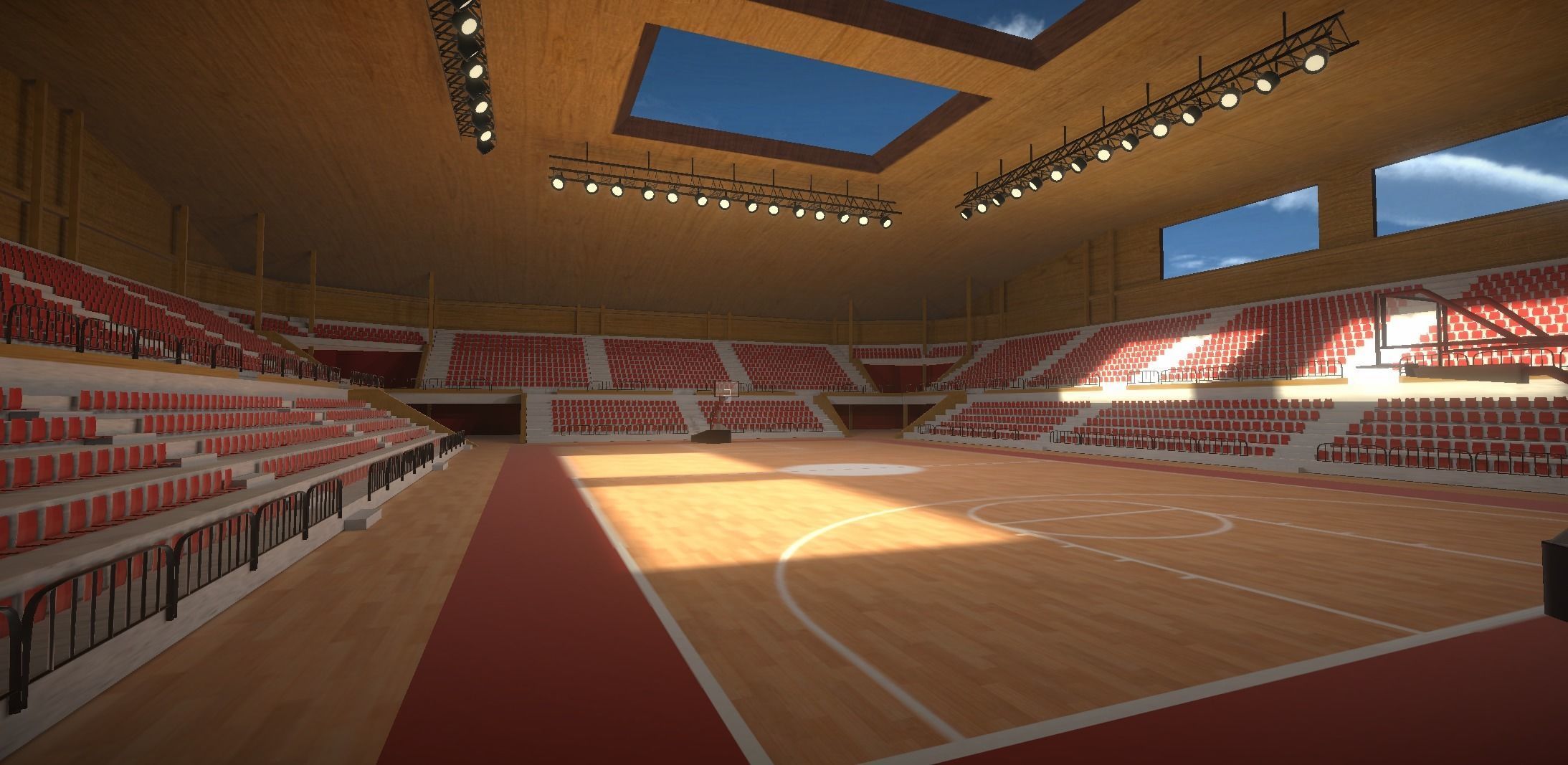 3D model Low-Poly Basketball Arena VR / AR / low-poly | CGTrader