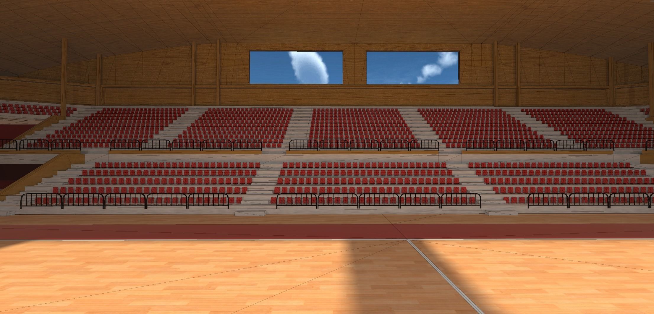3D model Low-Poly Basketball Arena VR / AR / low-poly | CGTrader