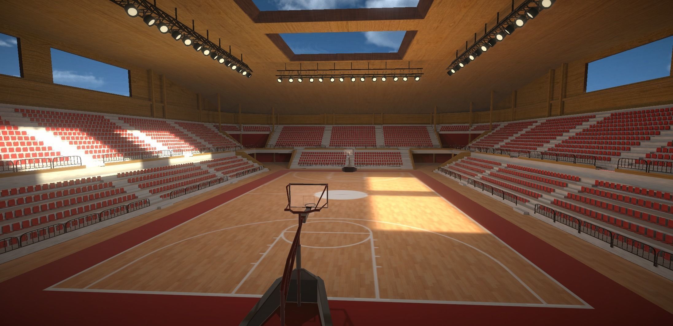 3D model Low-Poly Basketball Arena VR / AR / low-poly | CGTrader