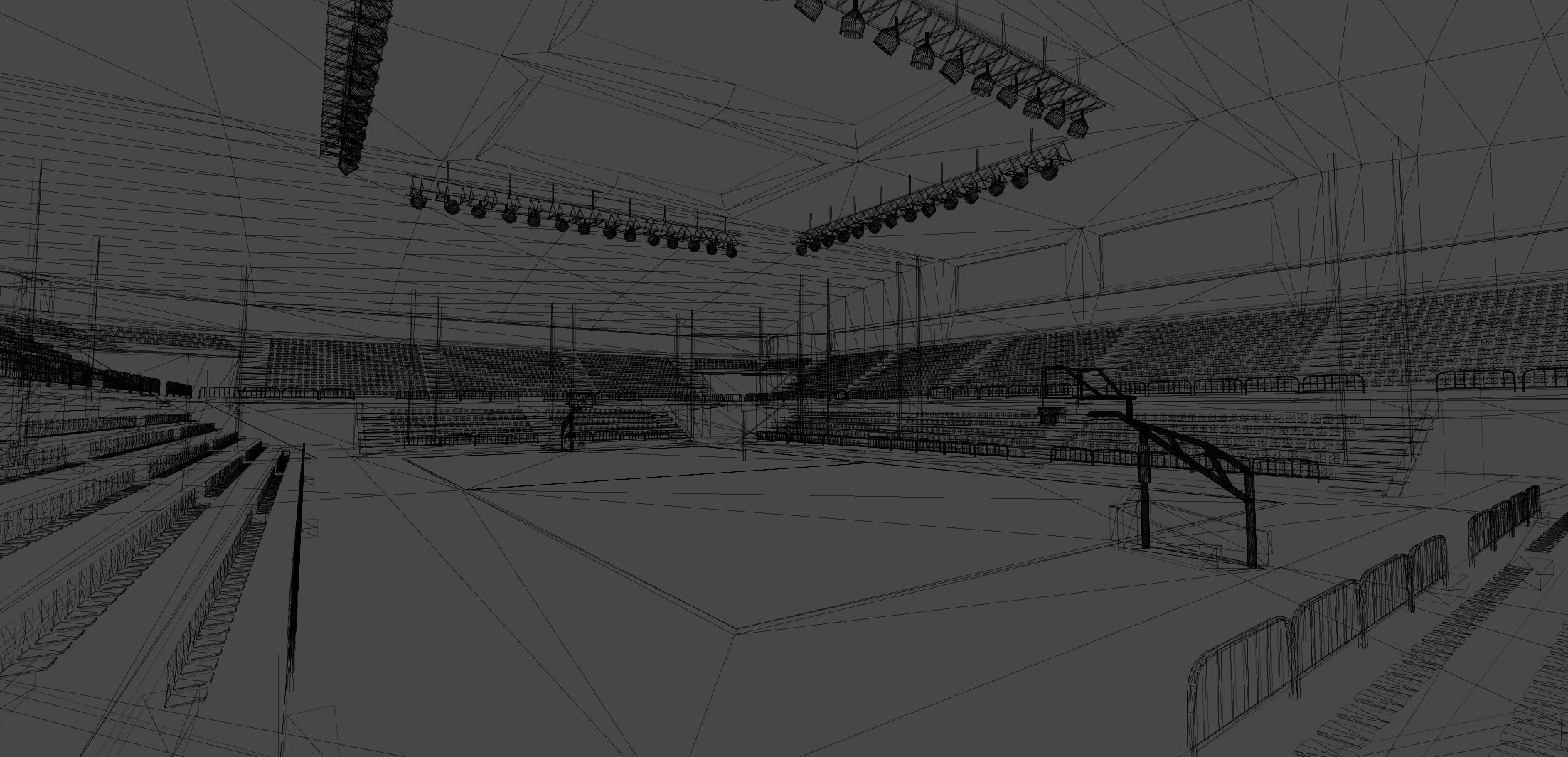 3D model Low-Poly Basketball Arena VR / AR / low-poly | CGTrader