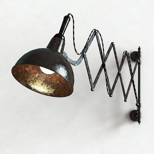 3D model Old Light Wall lamp VR / AR / low-poly | CGTrader