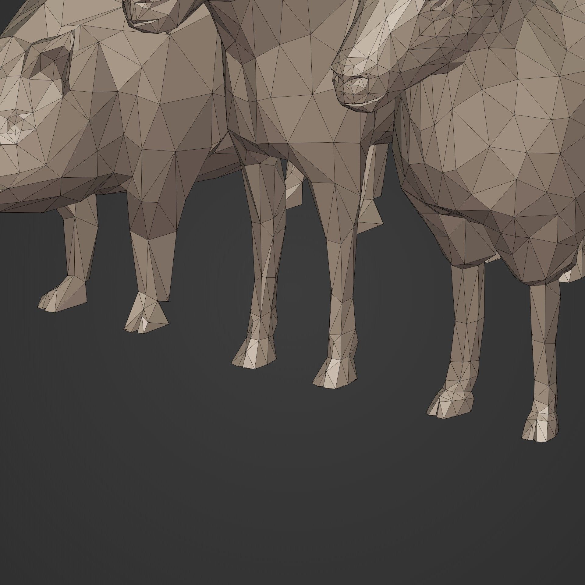 Farm Animals Pack 3D model 3D printable | CGTrader