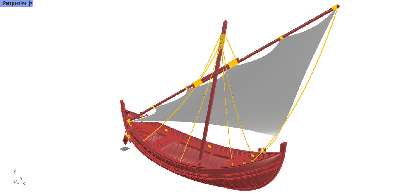 Byzantine Merchant Boat 3D model | CGTrader