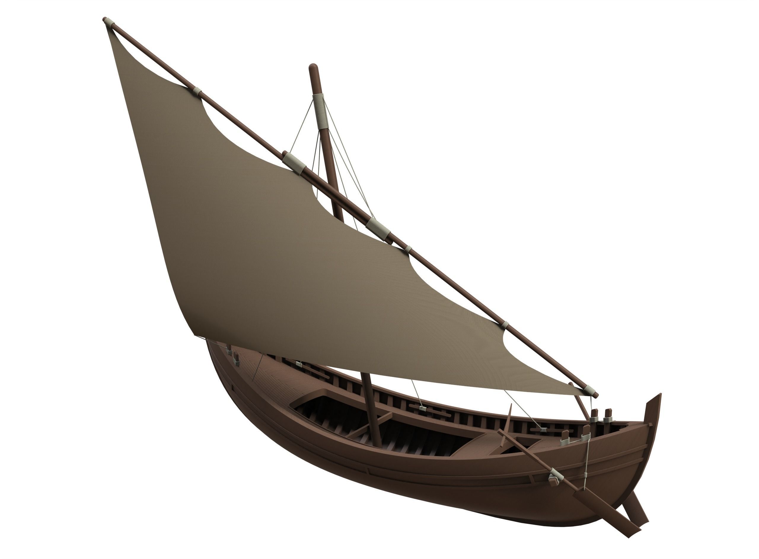 Byzantine Merchant Boat 3D model | CGTrader