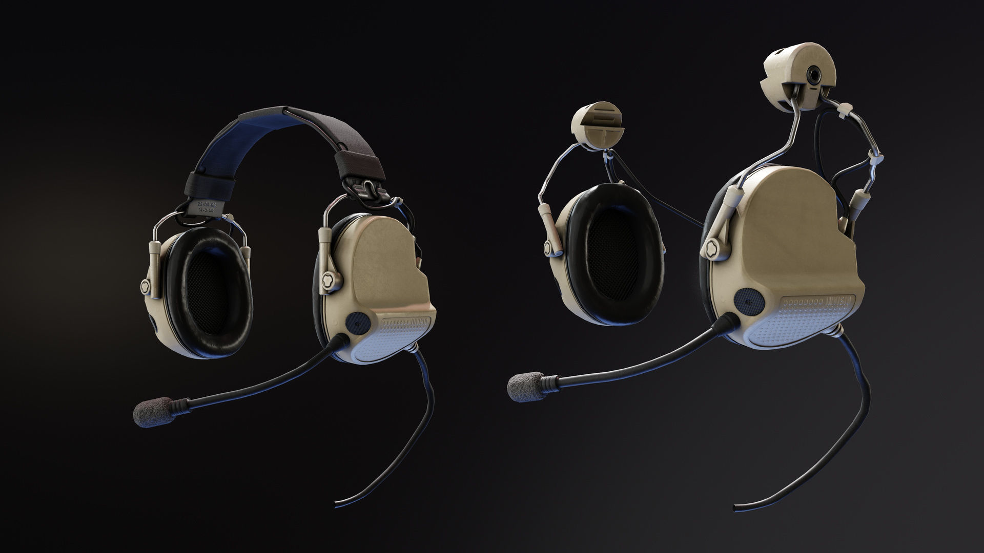 3D model Invisio T7 Headset VR / AR / low-poly | CGTrader