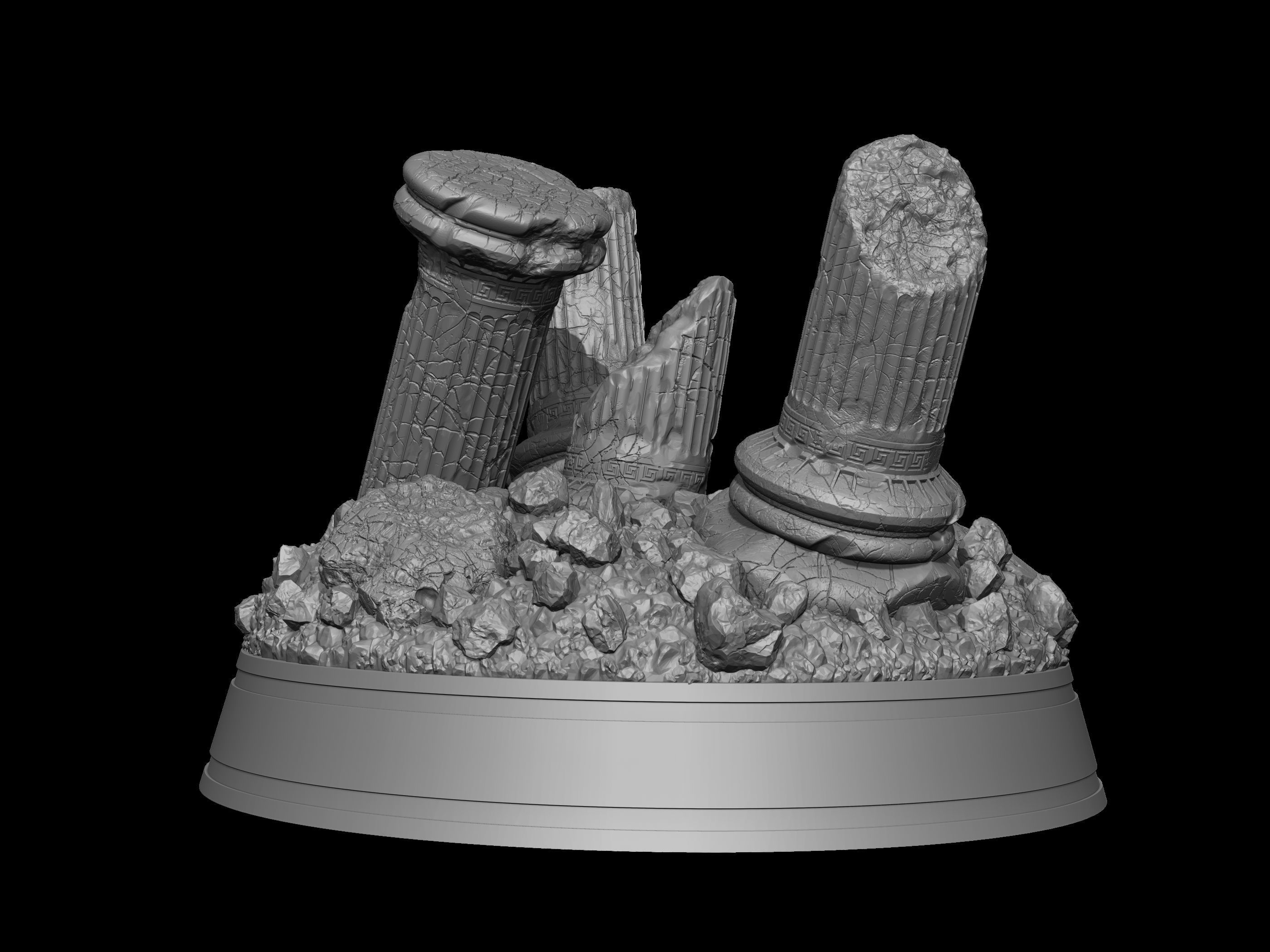 Rocky Base 3D Model 3D model 3D printable | CGTrader