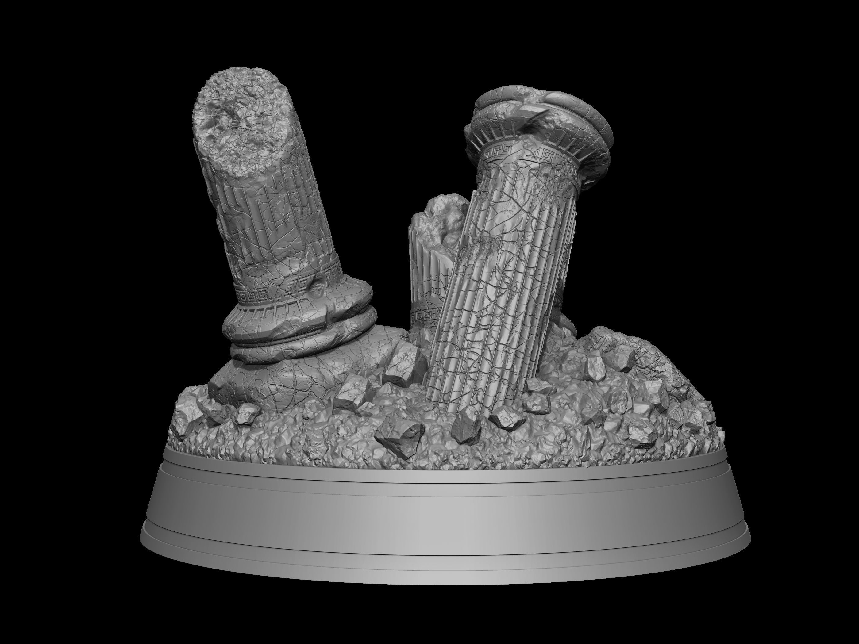 Rocky Base 3D Model 3D model 3D printable | CGTrader