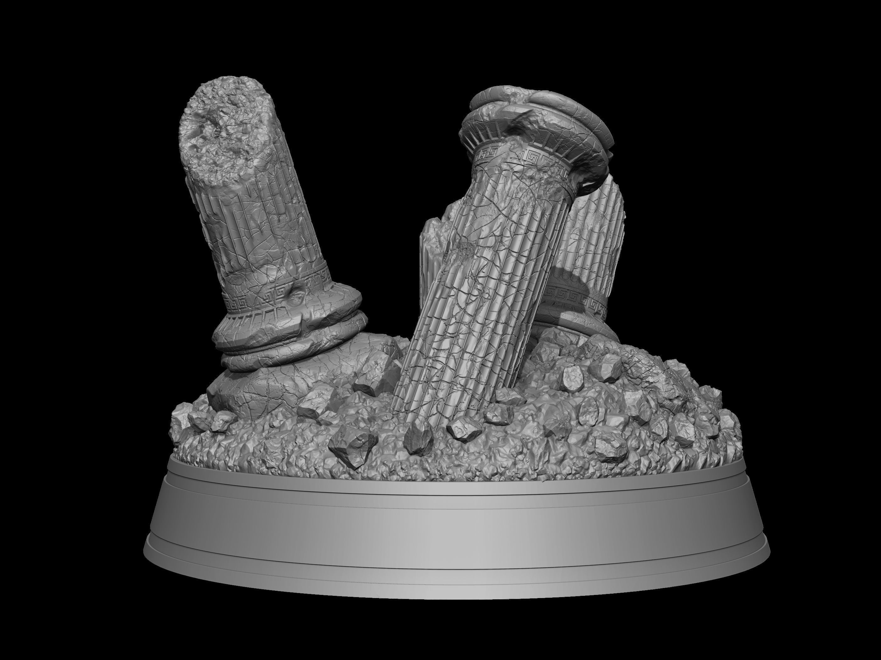 Rocky Base 3D Model 3D model 3D printable | CGTrader