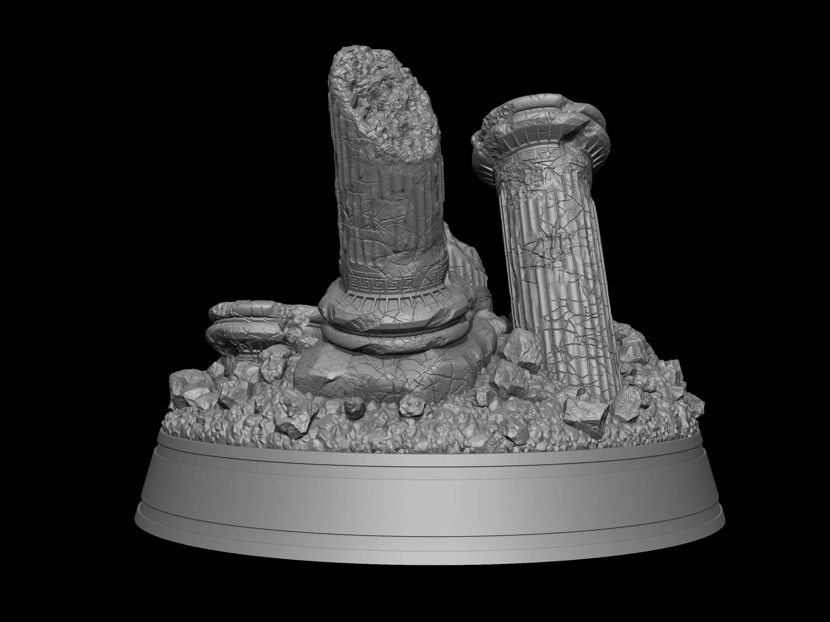 Rocky Base 3D Model 3D model 3D printable | CGTrader