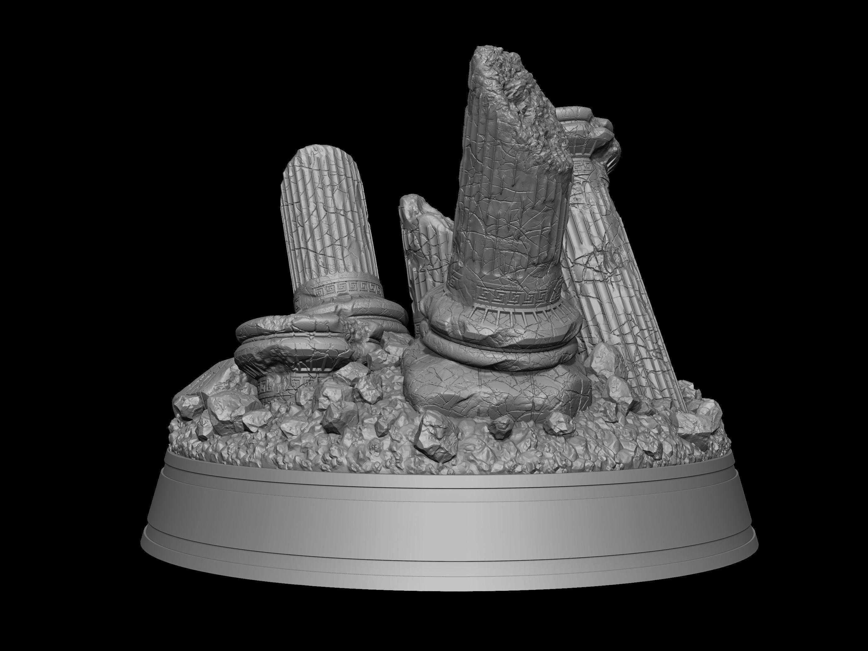 Rocky Base 3D Model 3D model 3D printable | CGTrader