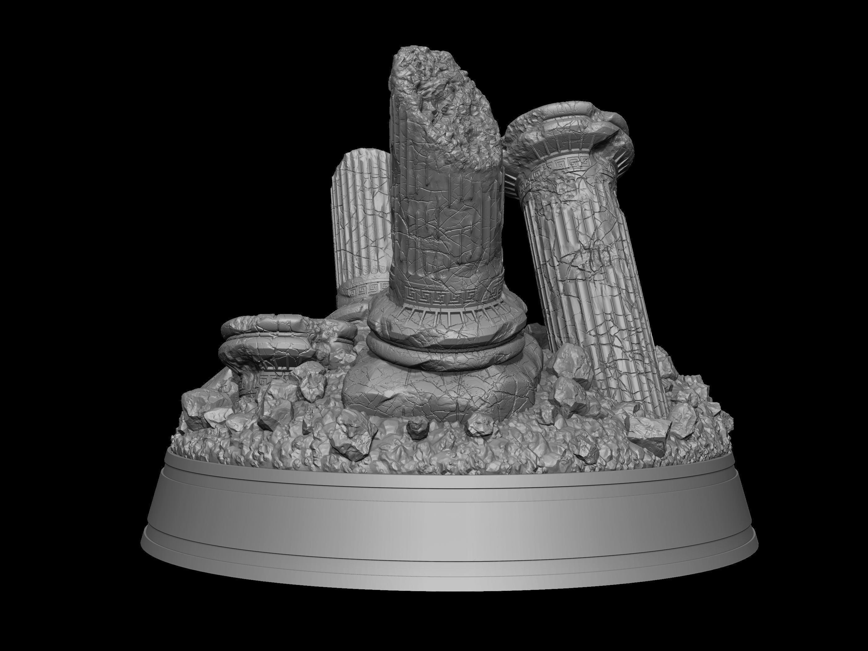 Rocky Base 3D Model 3D model 3D printable | CGTrader