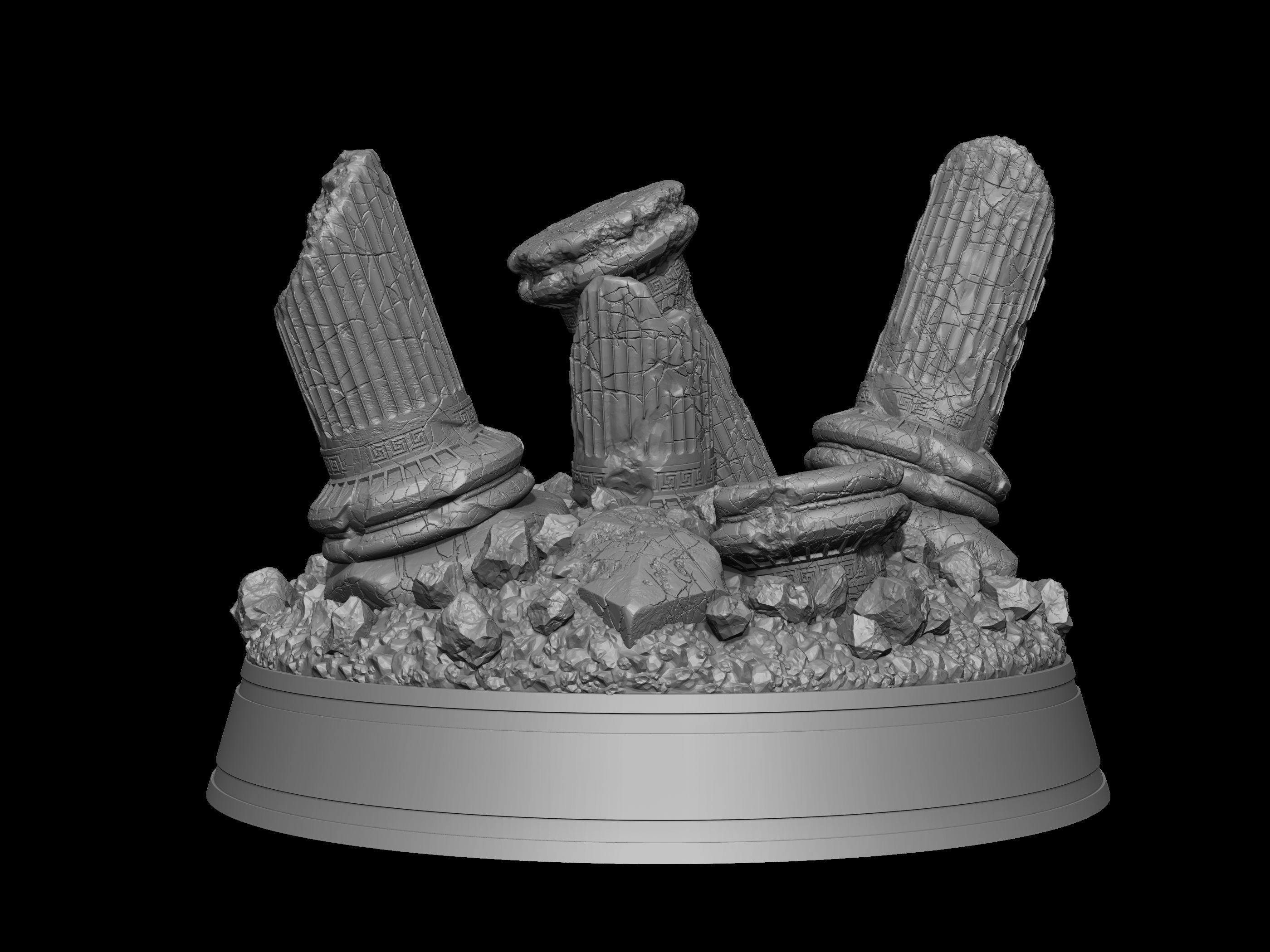 Rocky Base 3D Model 3D model 3D printable | CGTrader