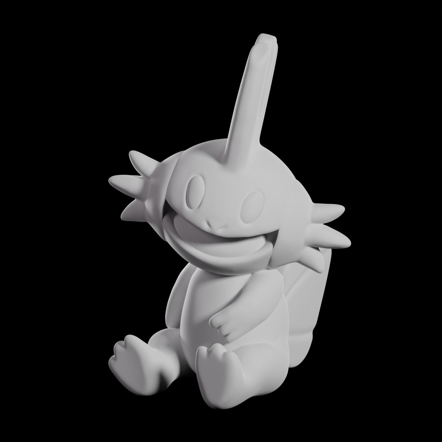 Mudkip from Pokemon 3D model 3D printable | CGTrader