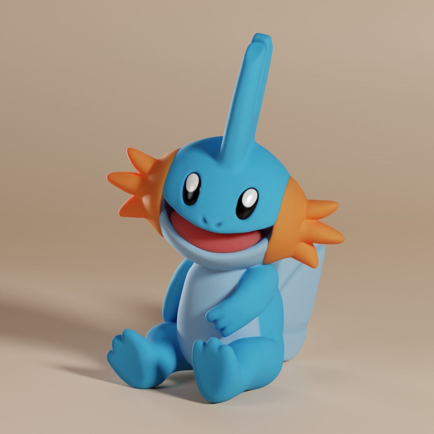 Mudkip from Pokemon 3D model 3D printable | CGTrader
