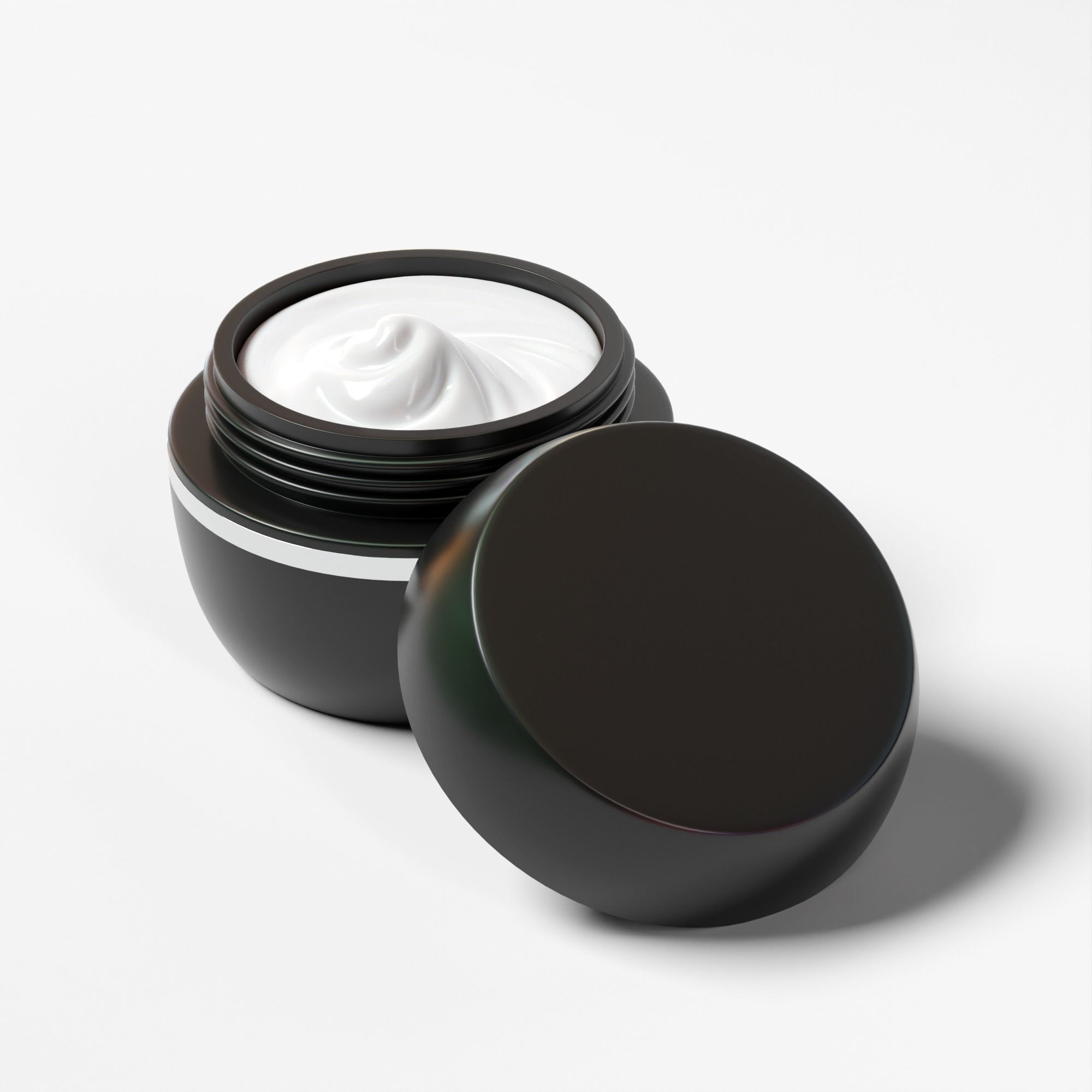3D model Cream Jar 28 VR / AR / low-poly | CGTrader