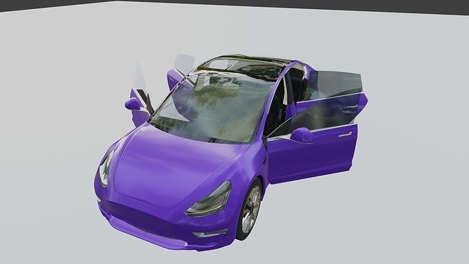 3D model Tesla Model 3 VR / AR / low-poly | CGTrader