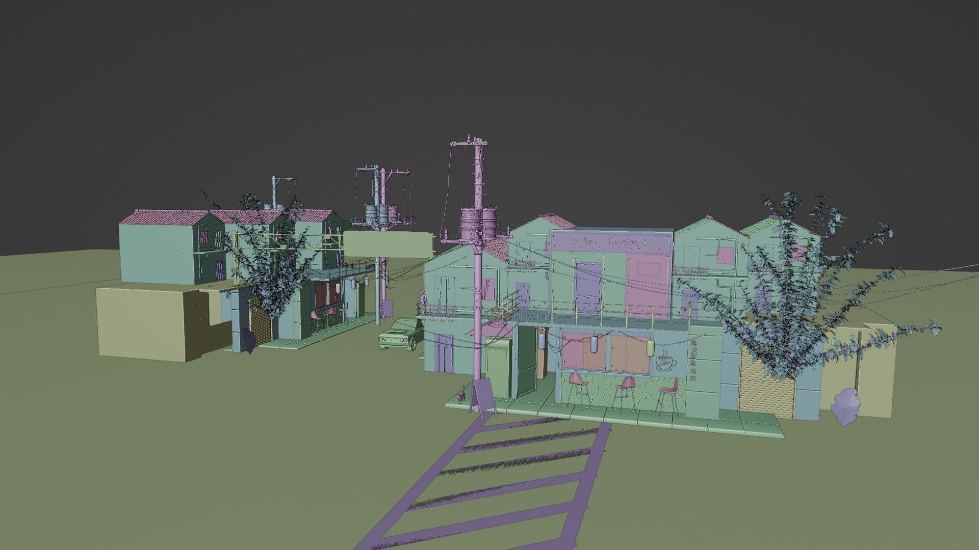 3D model anime shop made in blender VR / AR / low-poly | CGTrader