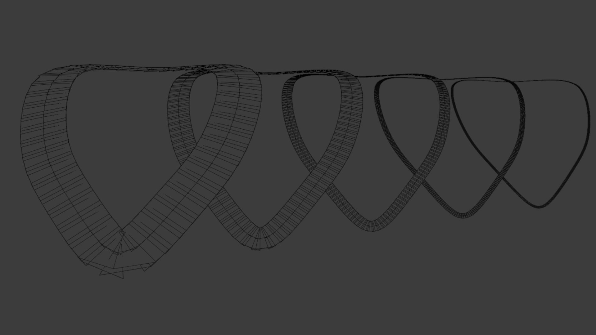 3D model Low Poly Chains - 5 Pack VR / AR / low-poly | CGTrader