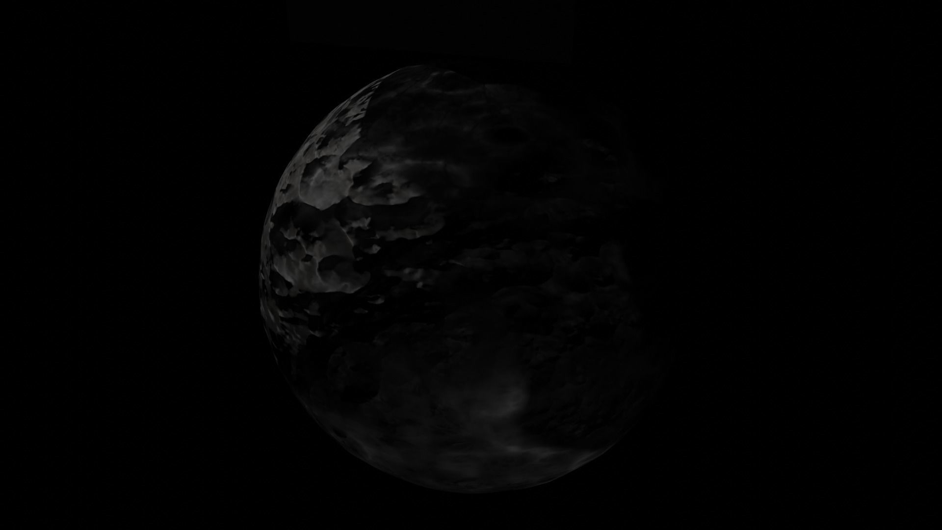 moon crater animation animated rocks planet terrain astronomy 3D model ...