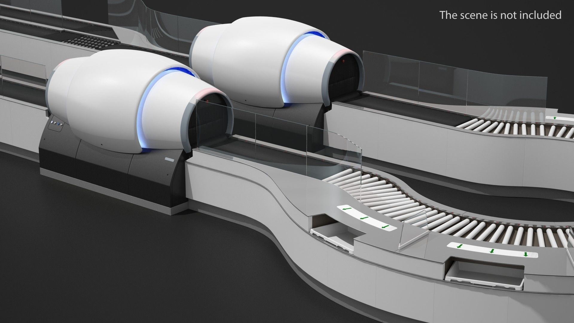 Security System Airport 3D Scanner 3D model | CGTrader