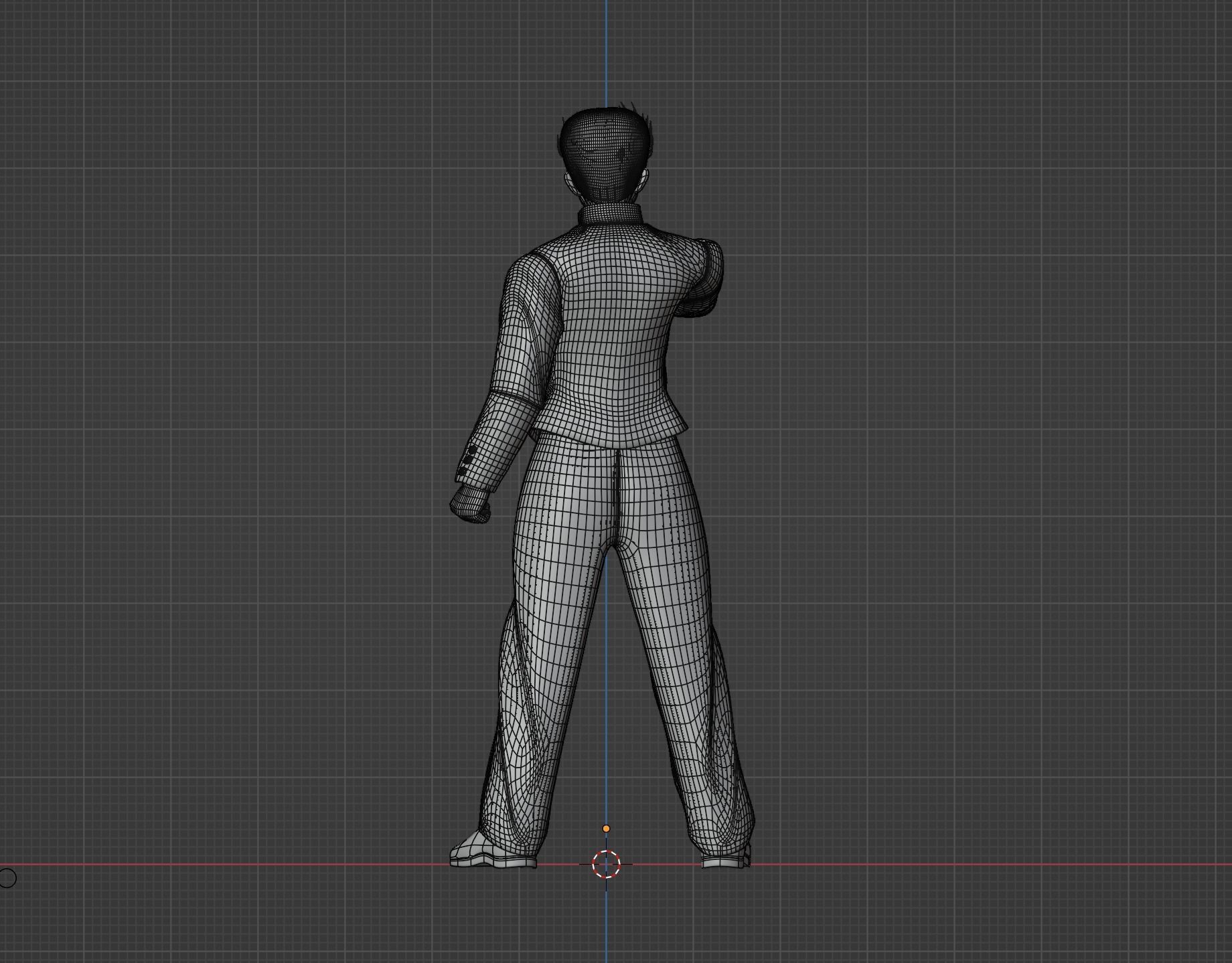 Yusuke Urameshi - YuYu Hakusho 3D model rigged | CGTrader