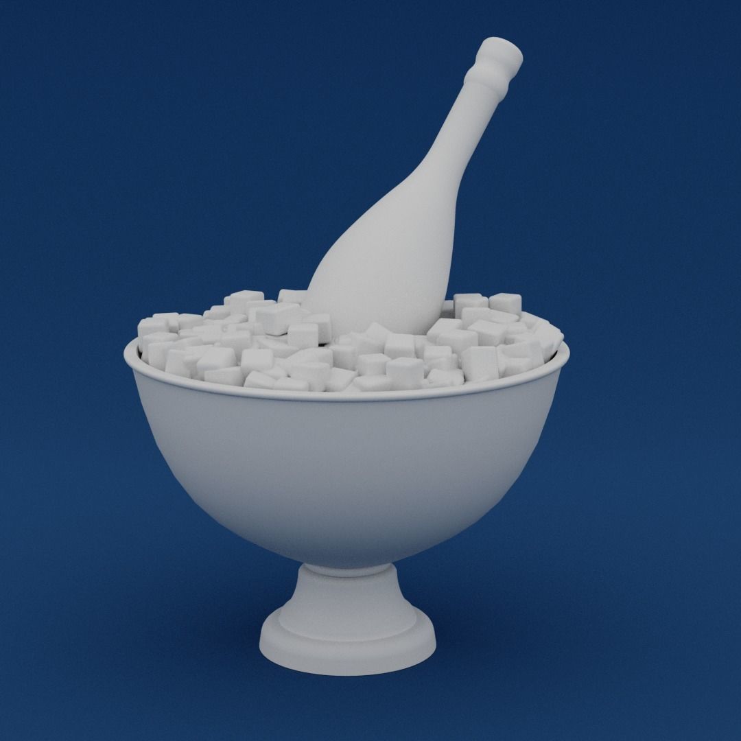 Ice bucket 3D model | CGTrader
