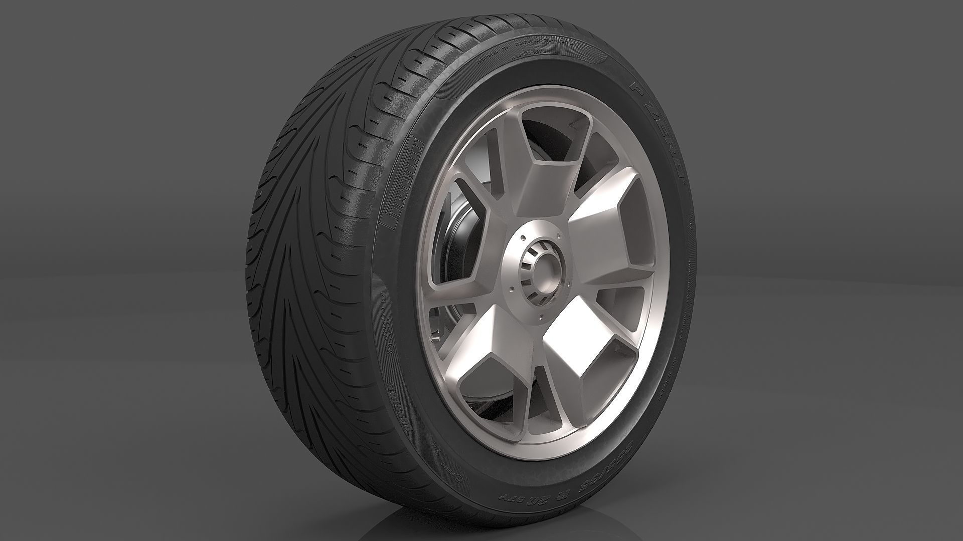 Realistic Wheel Tire 7 3D model | CGTrader