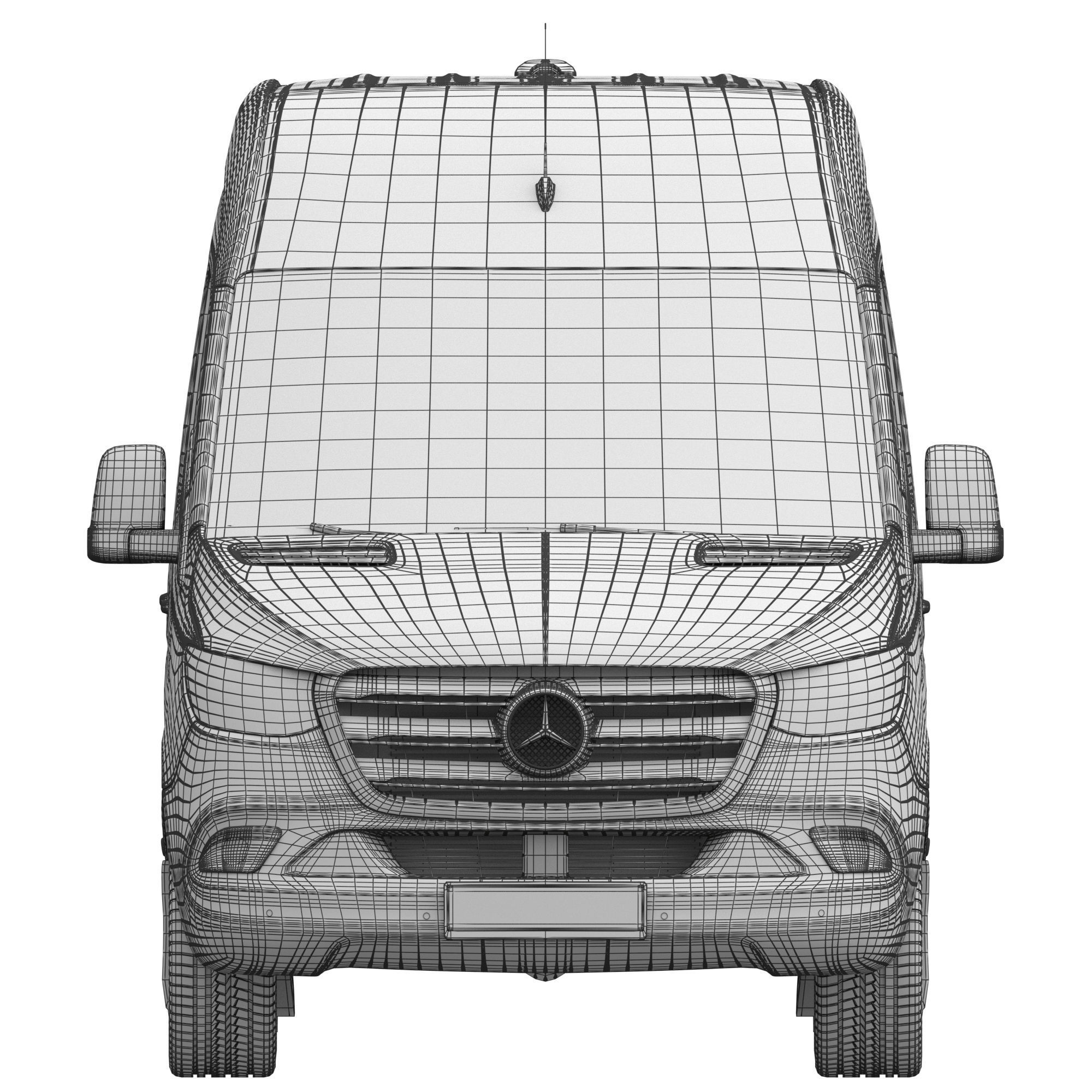 Mercedes-Benz Sprinter L3H2 3D model | CGTrader